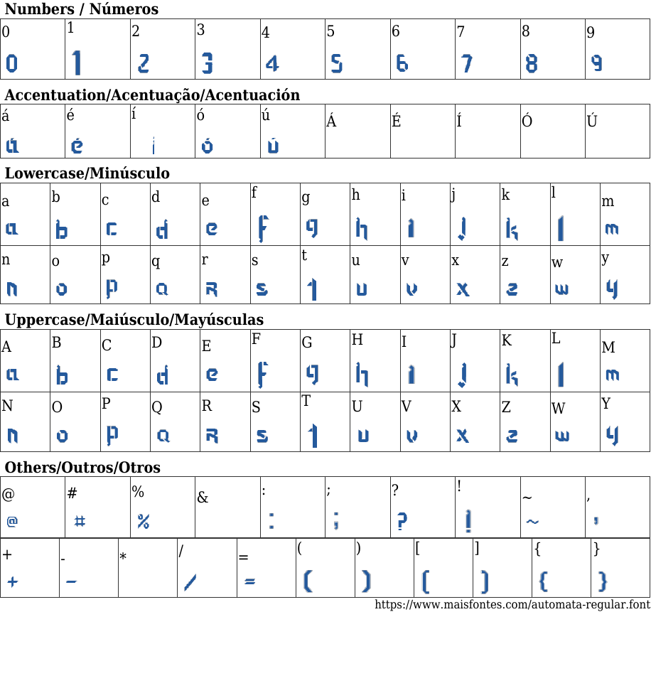 Automata Regular: Free Font Download | MaisFontes