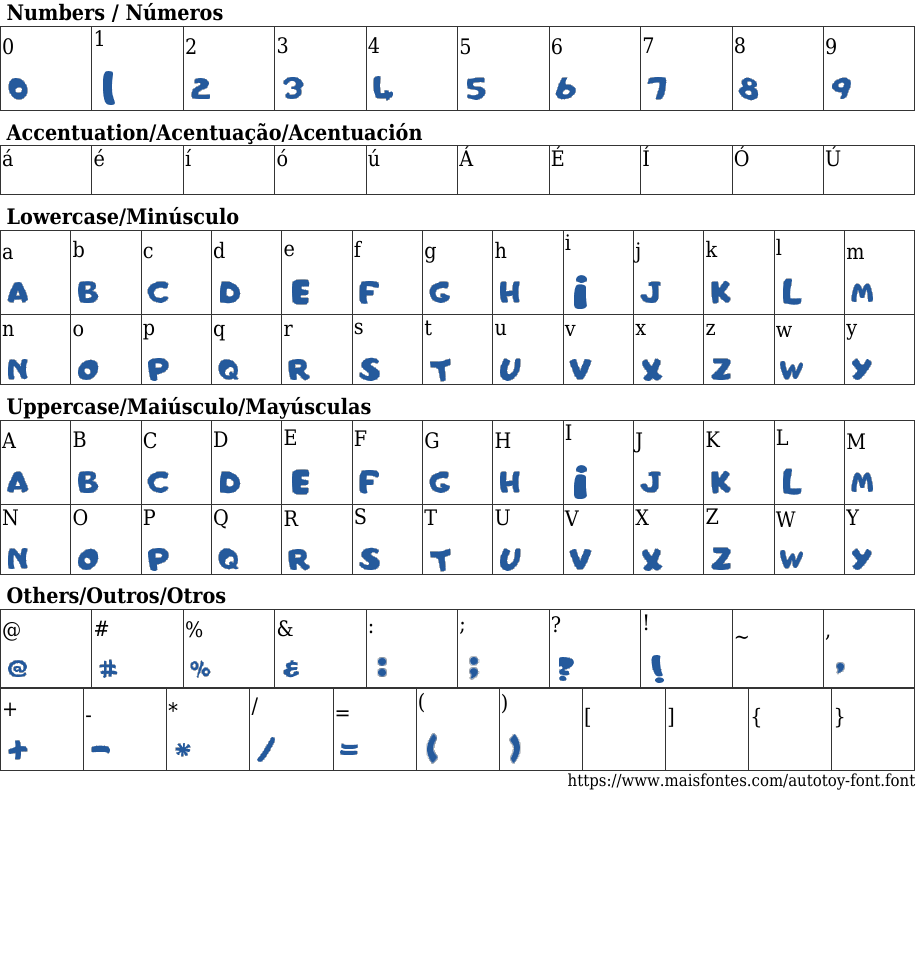 Auto Toy: Descargar Fuente Gratis | MaisFontes