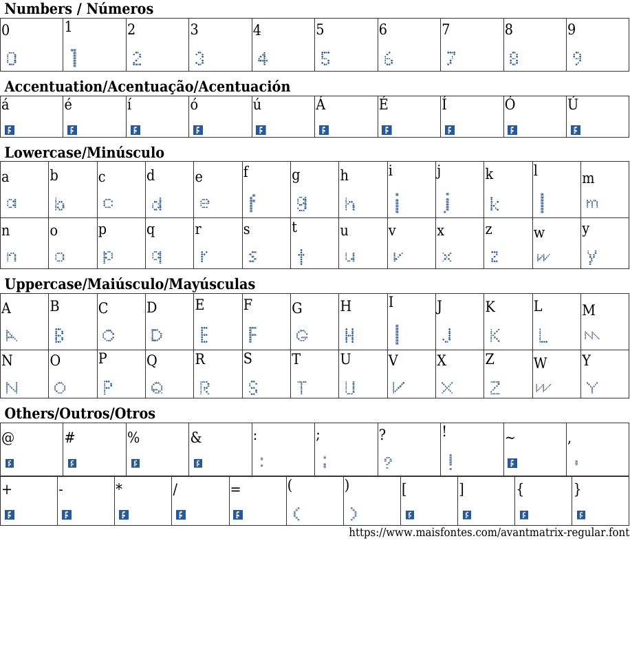 Avant Matrix Regular: Baixar Fonte Grátis | MaisFontes