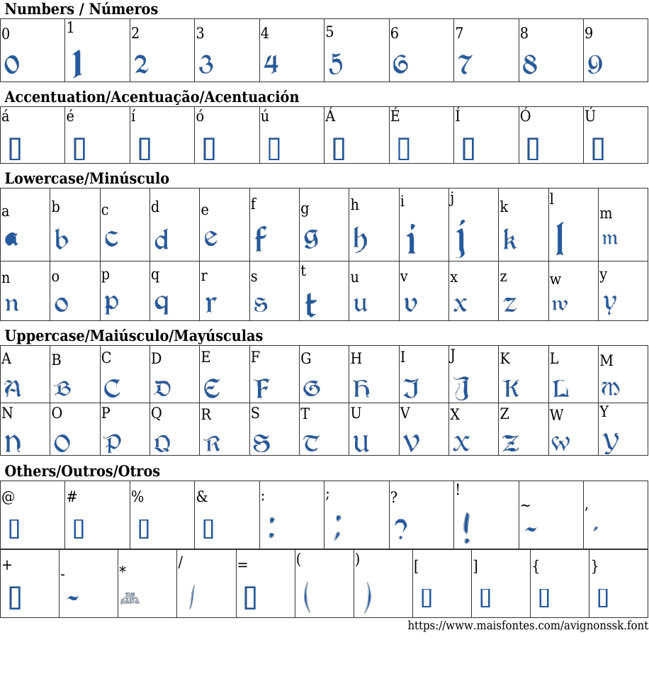 Avignon SSK Font: Free Download | MaisFontes