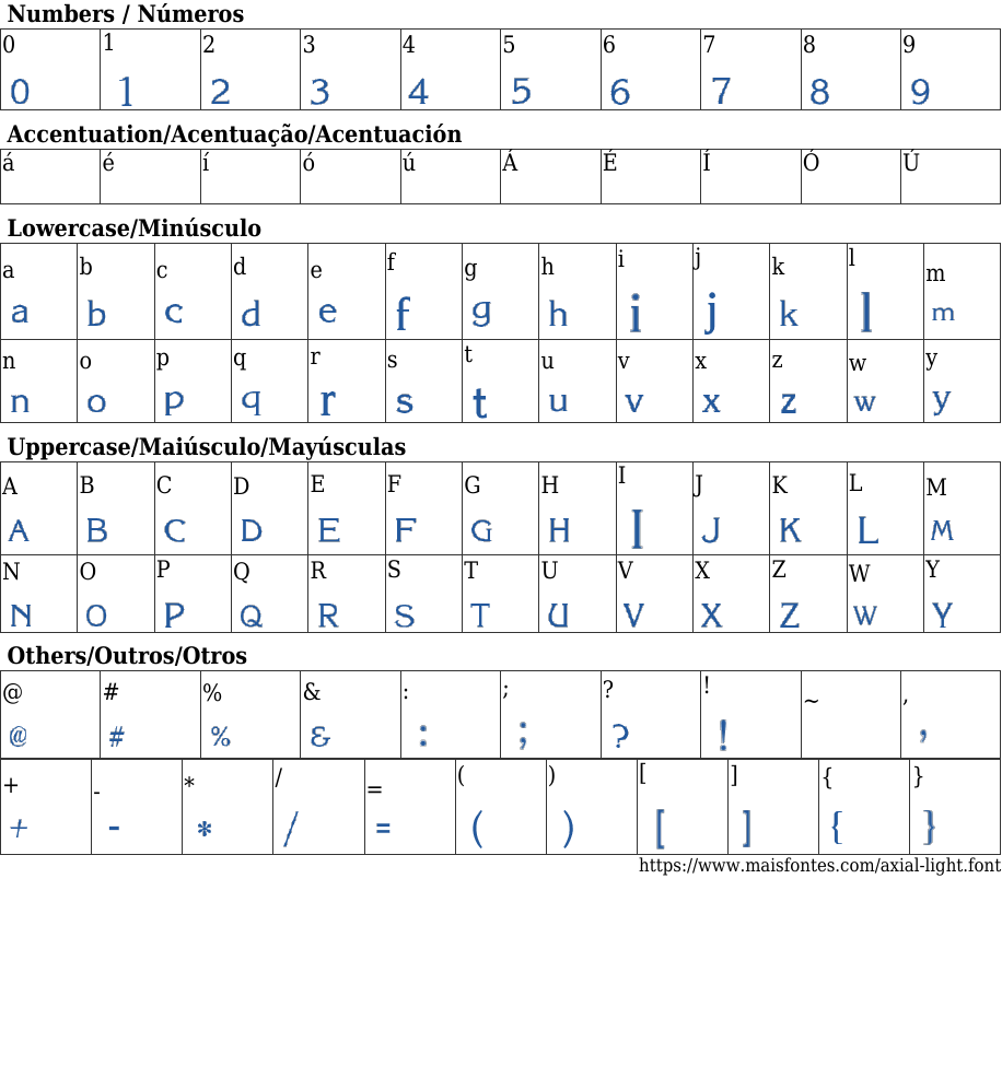 Axial Light: Baixar Fonte Grátis | MaisFontes