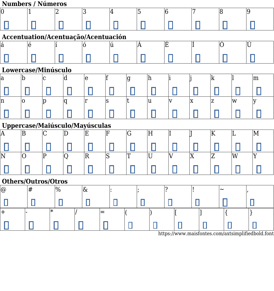 AXt SImplified Bold Font: Free Download | MaisFontes