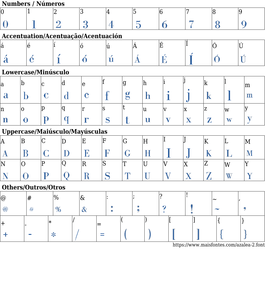 Azalea: Free Font Download | MaisFontes