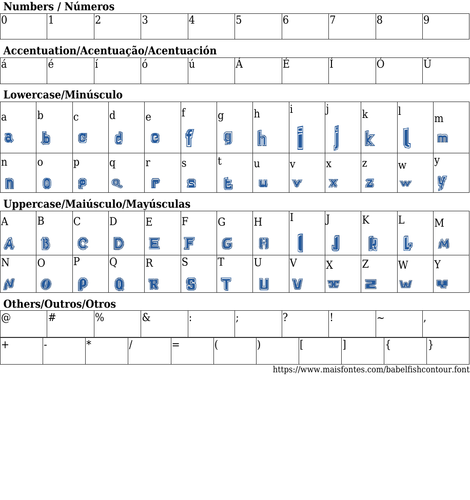 Babelfish Contour: Free Font Download | MaisFontes