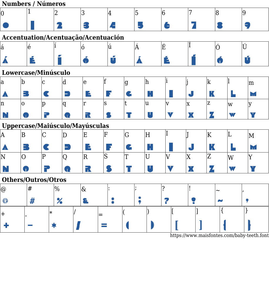 Baby Teeth: Download Free Font | MaisFontes