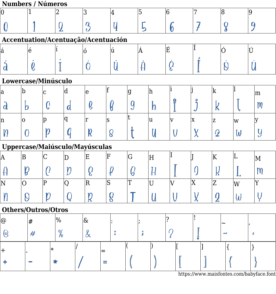 Babyface: Free Font Download | MaisFontes