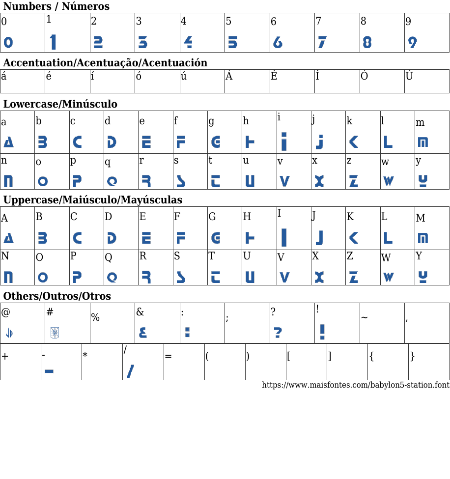 Babylon 5 Station: Download Free Font | MaisFontes