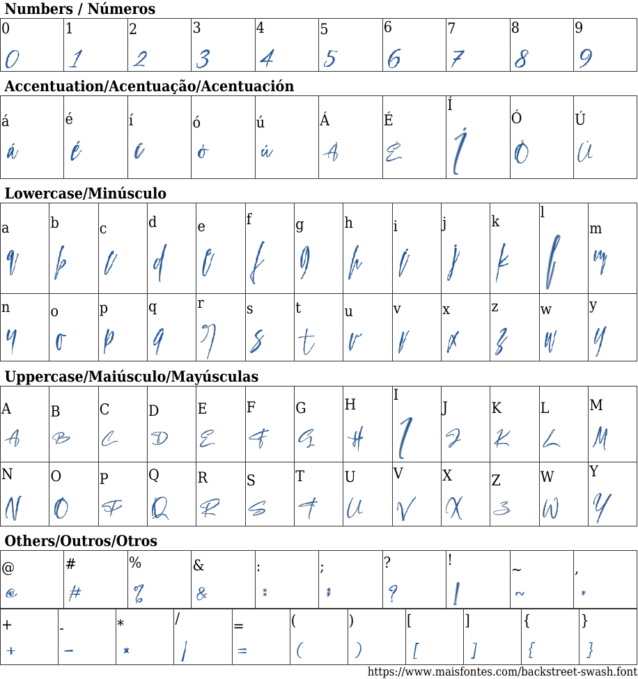 Backstreet Letter Swash: Free Font Download | MaisFontes