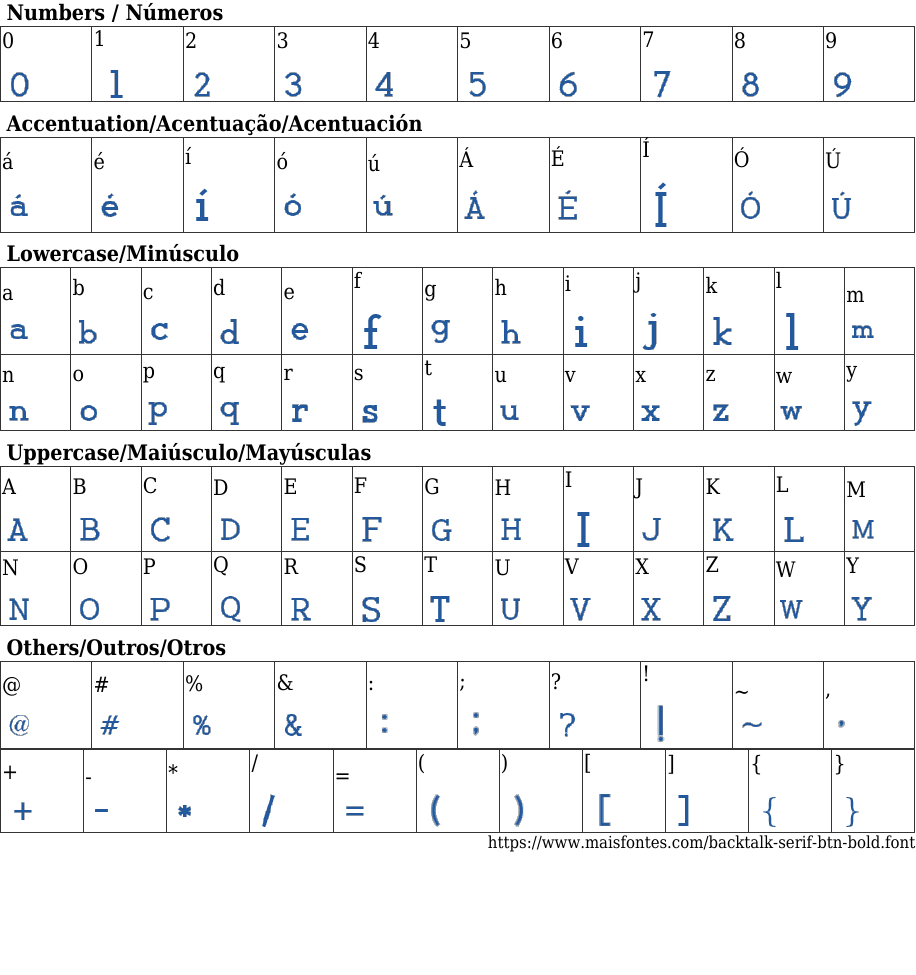 Backtalk Serif BTN Bold: Free Font Download | MaisFontes