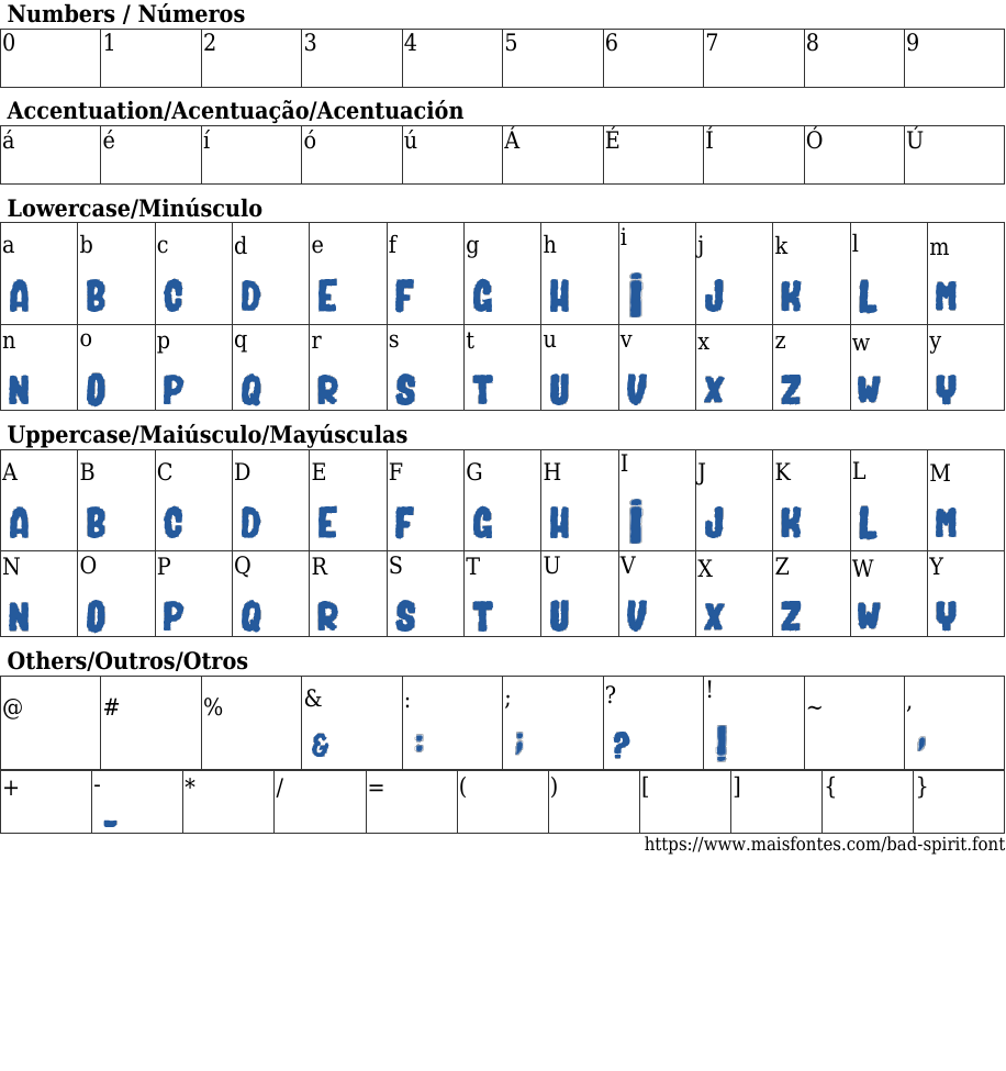 BAD SPIRIT Font: Free Download | MaisFontes