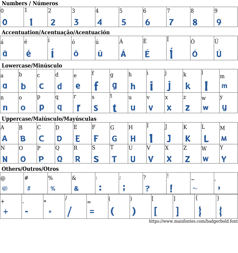 Badger Bold: Free Font Download | MaisFontes