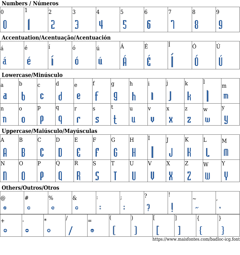 Badloc ICG: Download Free Font | MaisFontes