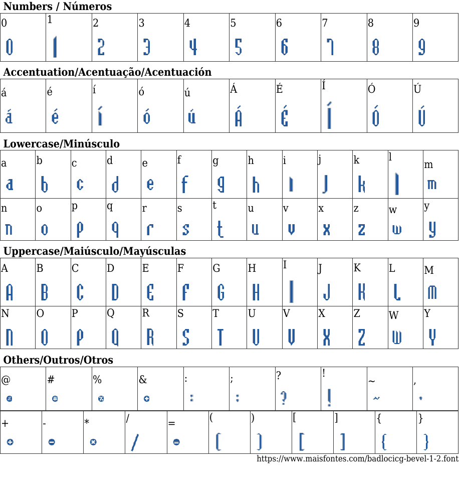 Badloc ICG Bevel: Baixar Fonte Grátis | MaisFontes