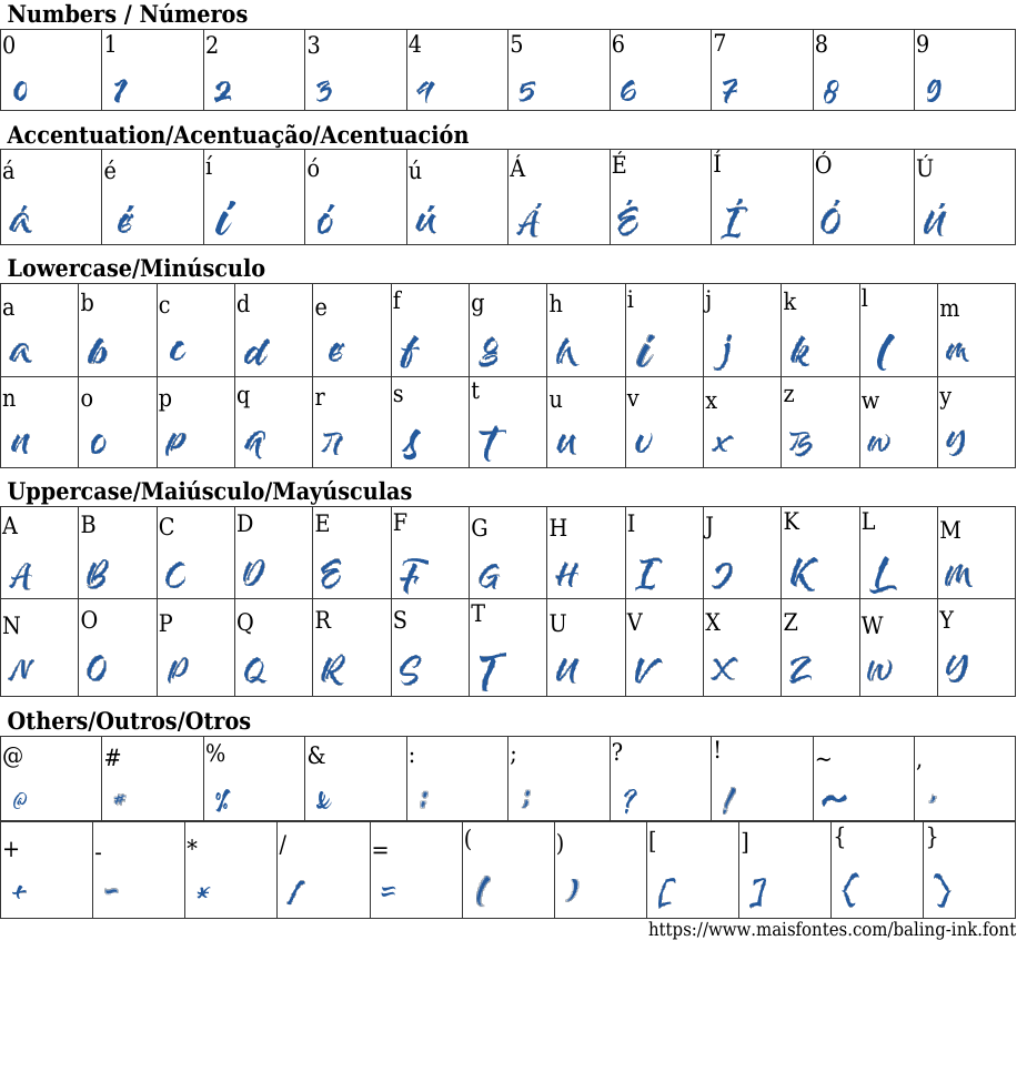 Baling Ink: Free Font Download | MaisFontes