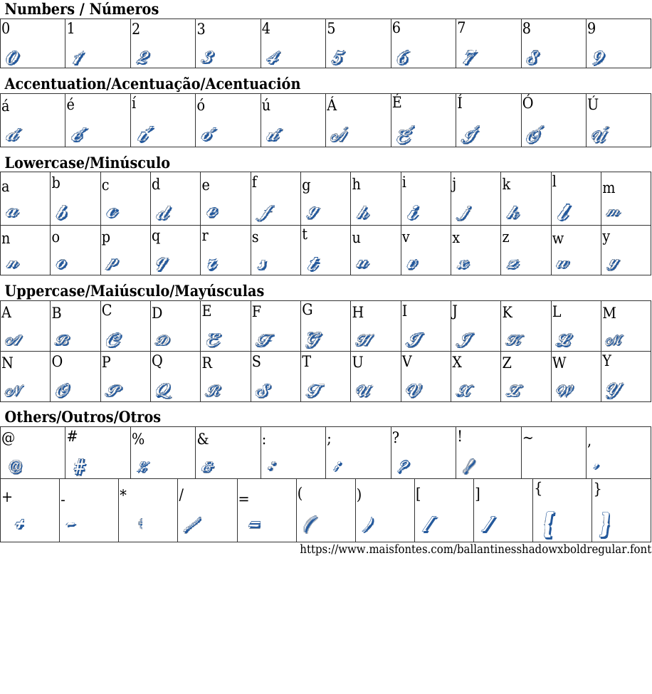 Ballantines Shadow Xbold Regular Font: Free Download | MaisFontes