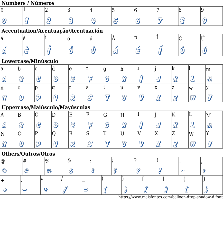 Balloon Drop Shadow Demi: Free Font Download | MaisFontes