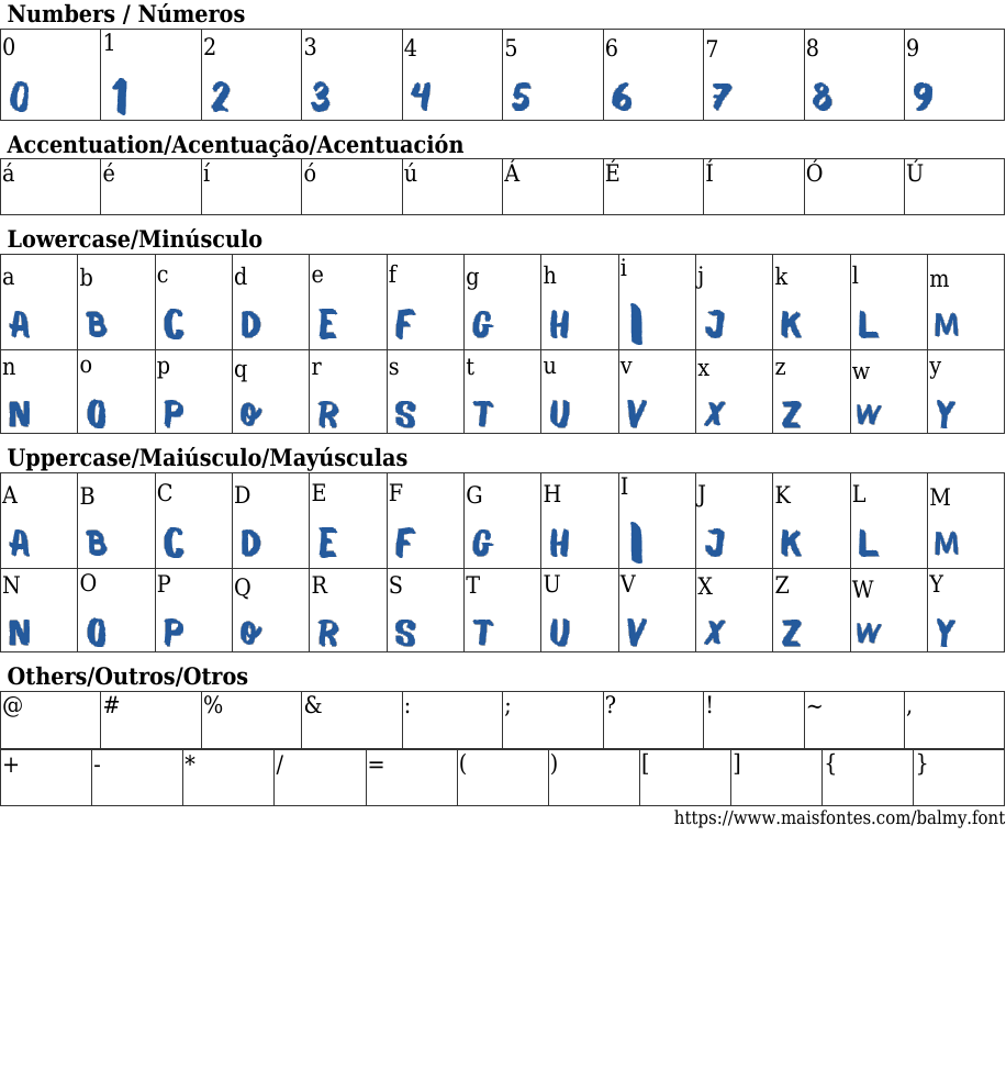 Balmy: Free Font Download | MaisFontes