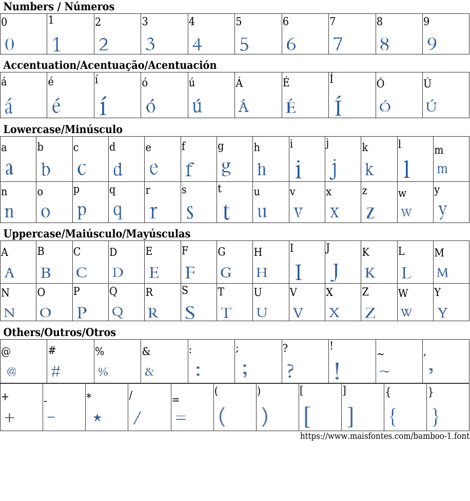 Bamboo Regular Normal: Baixar Fonte Grátis | MaisFontes