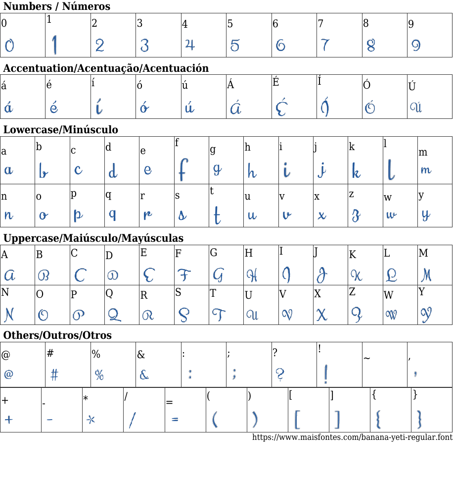 Banana Yeti Regular: Free Font Download | MaisFontes