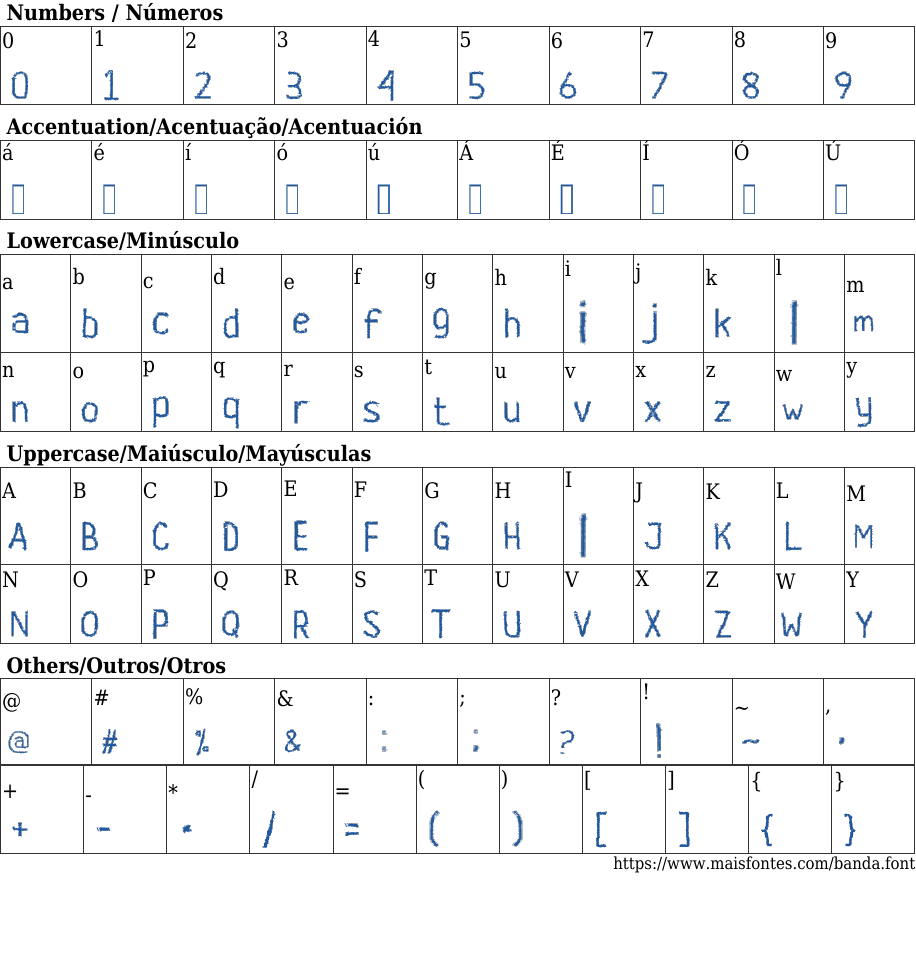 Banda: Free Font Download | MaisFontes