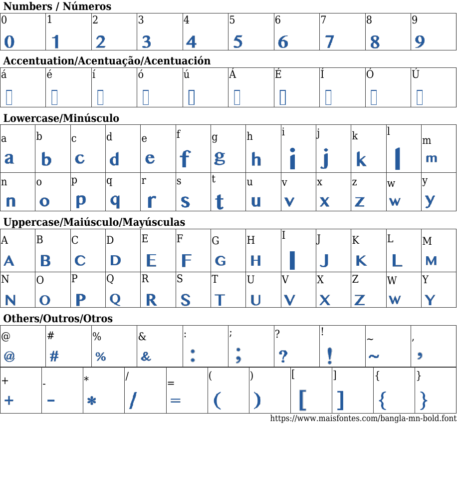 Bangla MN Bold Font: Free Download | MaisFontes