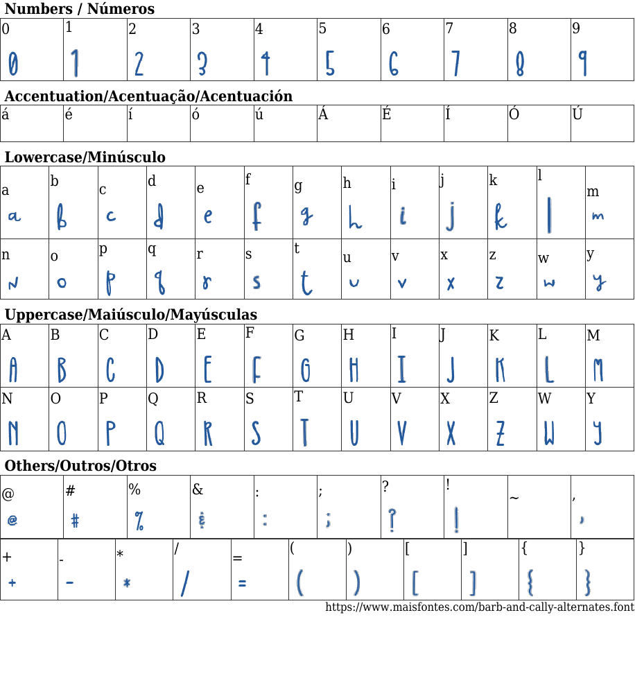 Barb and Cally Alternates: Free Font Download | MaisFontes