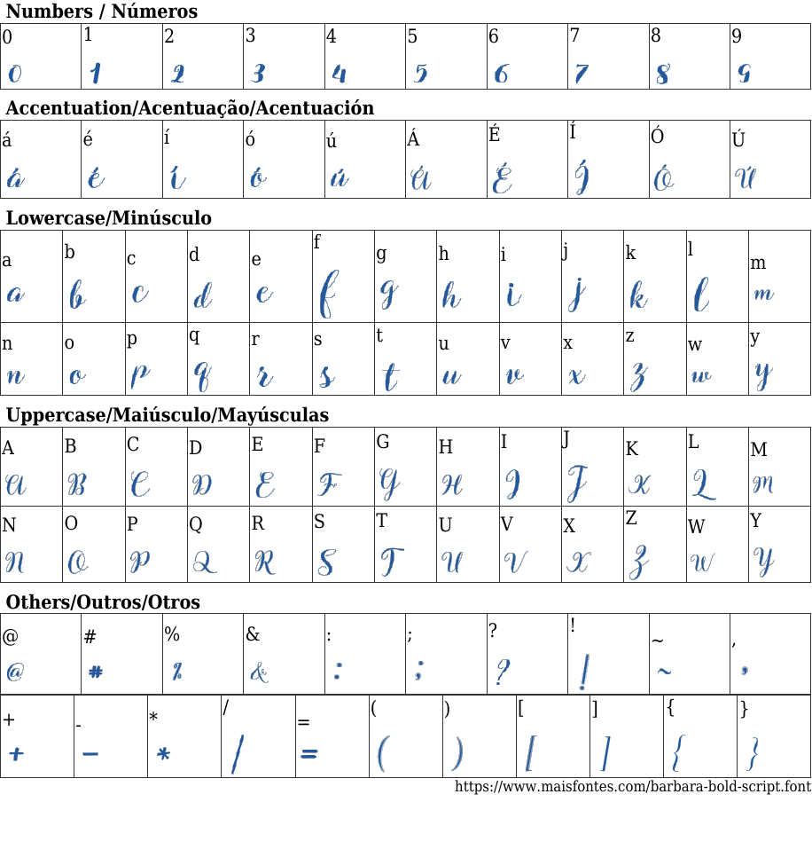 Barbara Script Bold: Free Font Download | MaisFontes