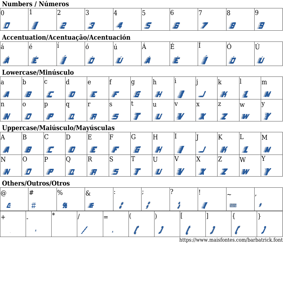 Barbatrick: Free Font Download | MaisFontes