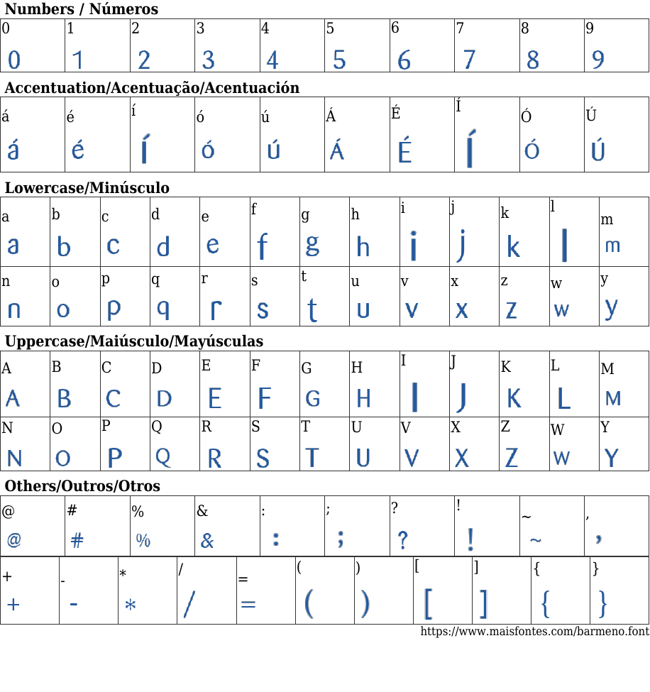 Barmeno Font: Free Download | MaisFontes