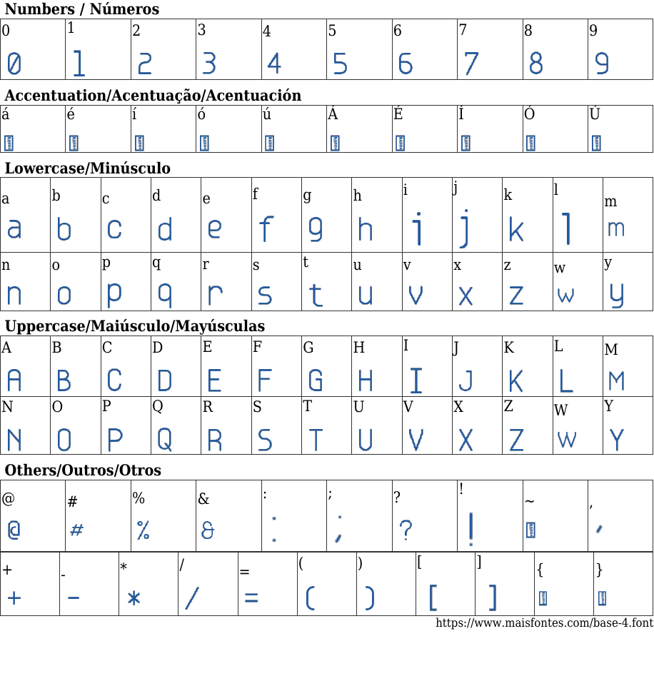 Base 4: Free Font Download | MaisFontes