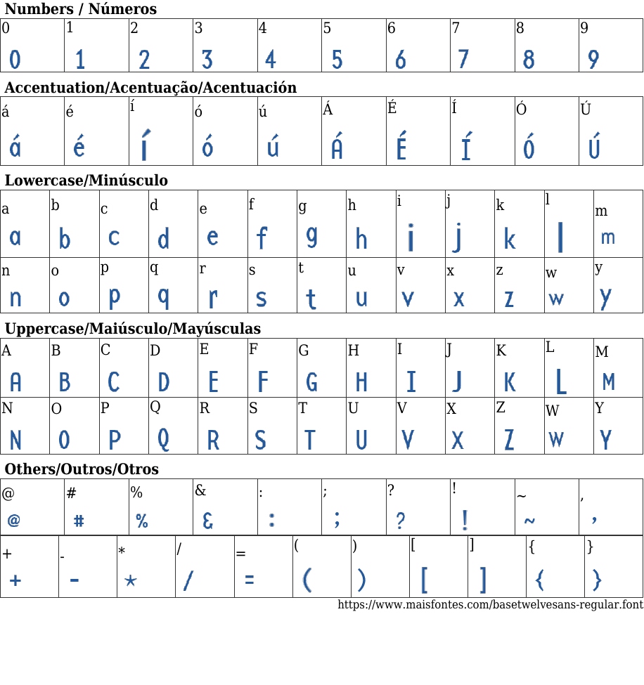 Base Twelve Sans Regular: Download Free Font | MaisFontes