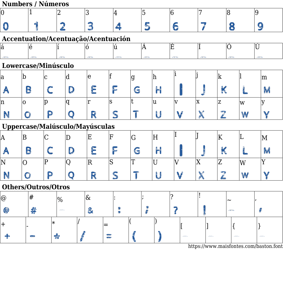 Baston: Free Font Download | MaisFontes