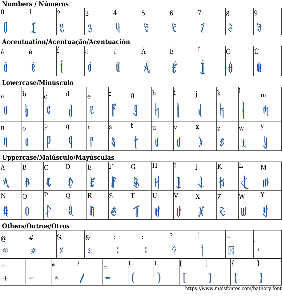 Bathory: Free Font Download | MaisFontes