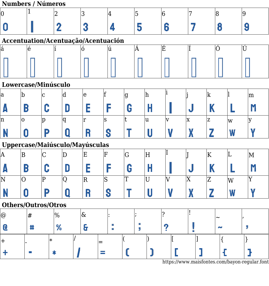 Bayon Regular: Free Font Download | MaisFontes