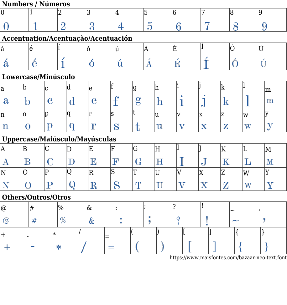 Bazaar Neo Text Font: Free Download | MaisFontes