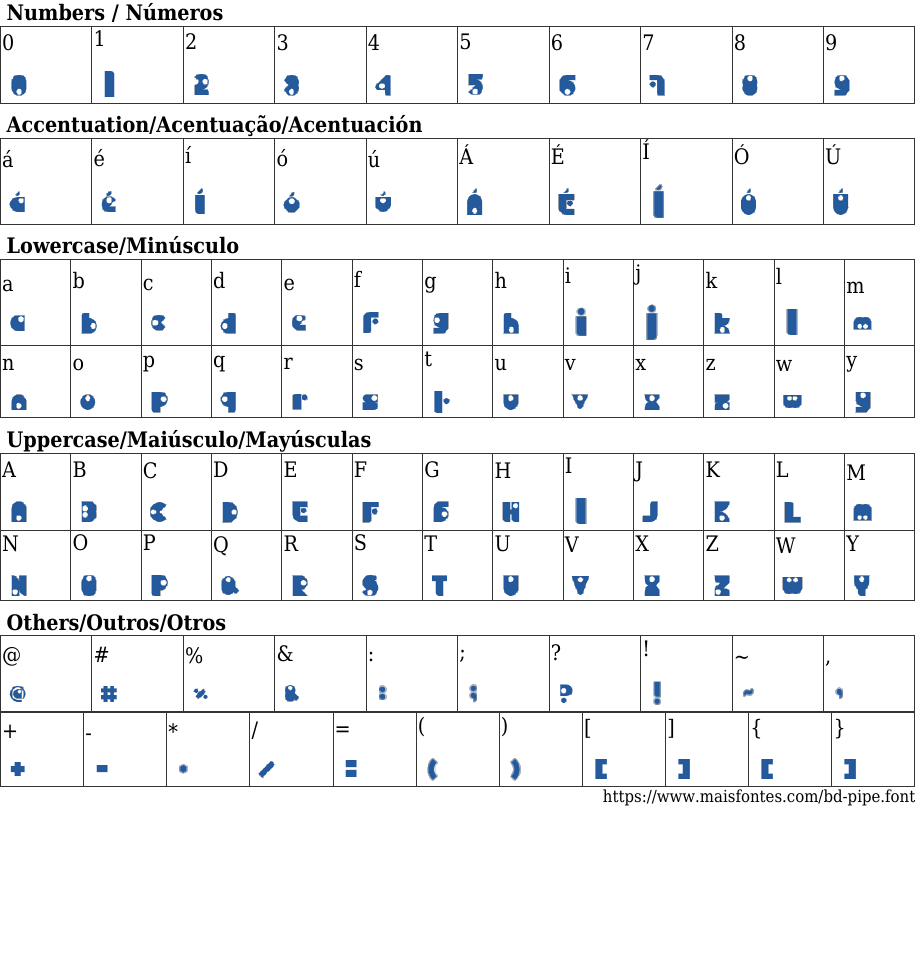 BD Pipe: Free Font Download | MaisFontes