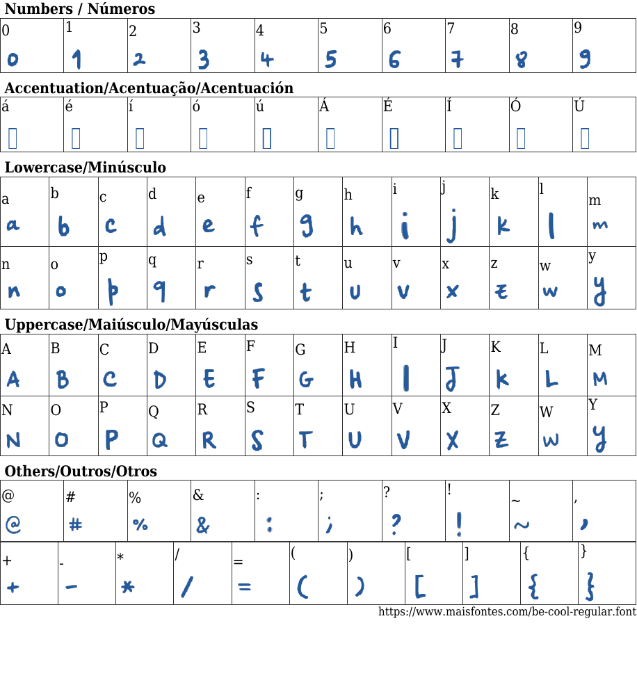 Be Cool Regular Font: Free Download | MaisFontes