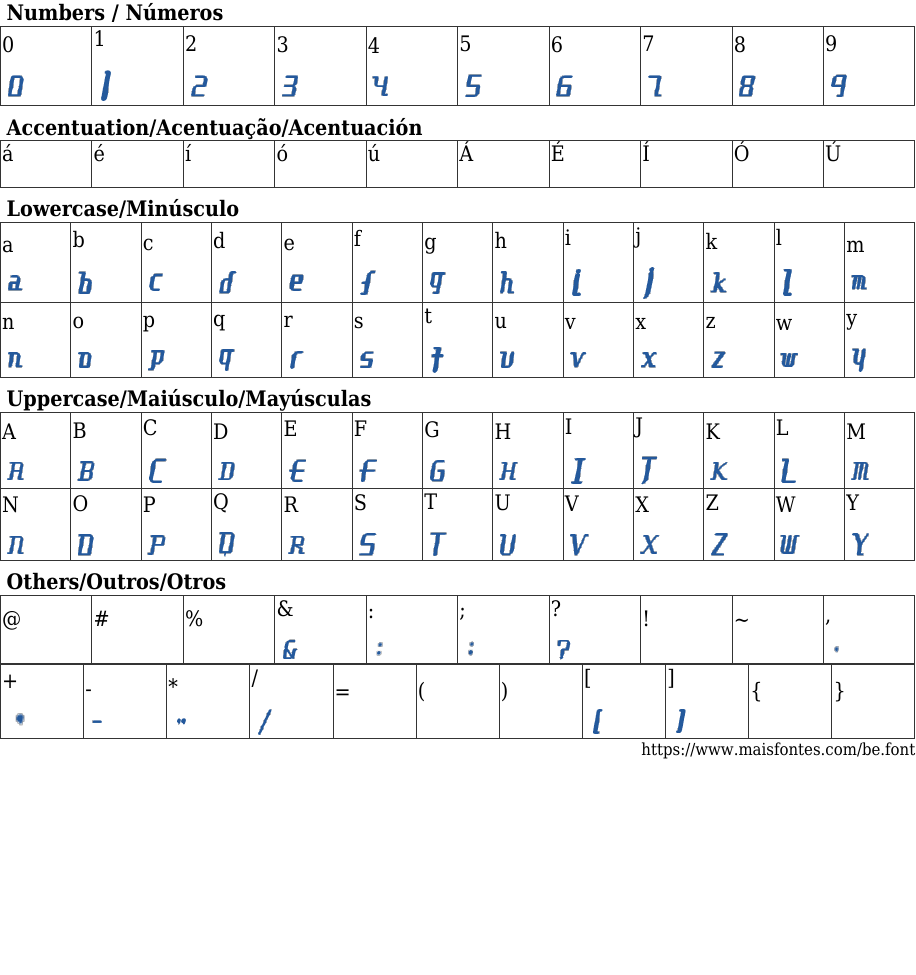 Be: Download Free Font | MaisFontes