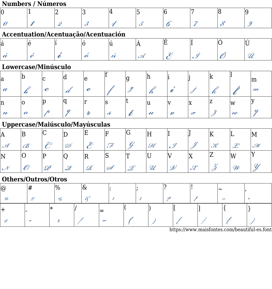 Beautiful ES: Baixar Fonte Grátis | MaisFontes
