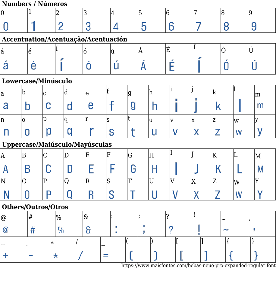 Bebas Neue Pro Expanded Regular: Download Free Font | MaisFontes