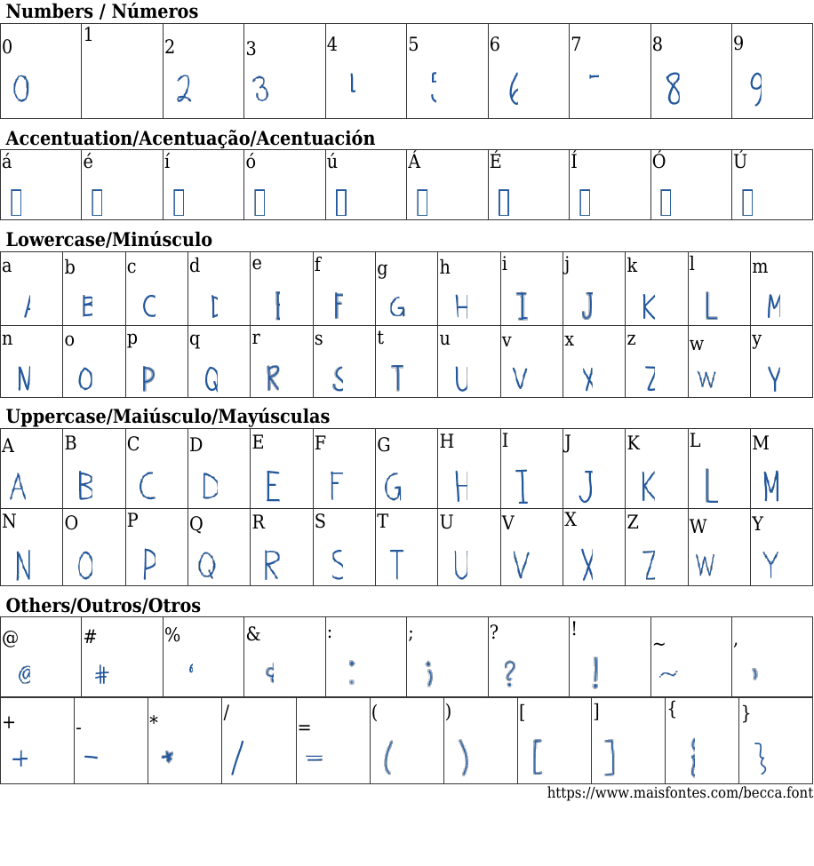 Becca Font: Free Download | MaisFontes