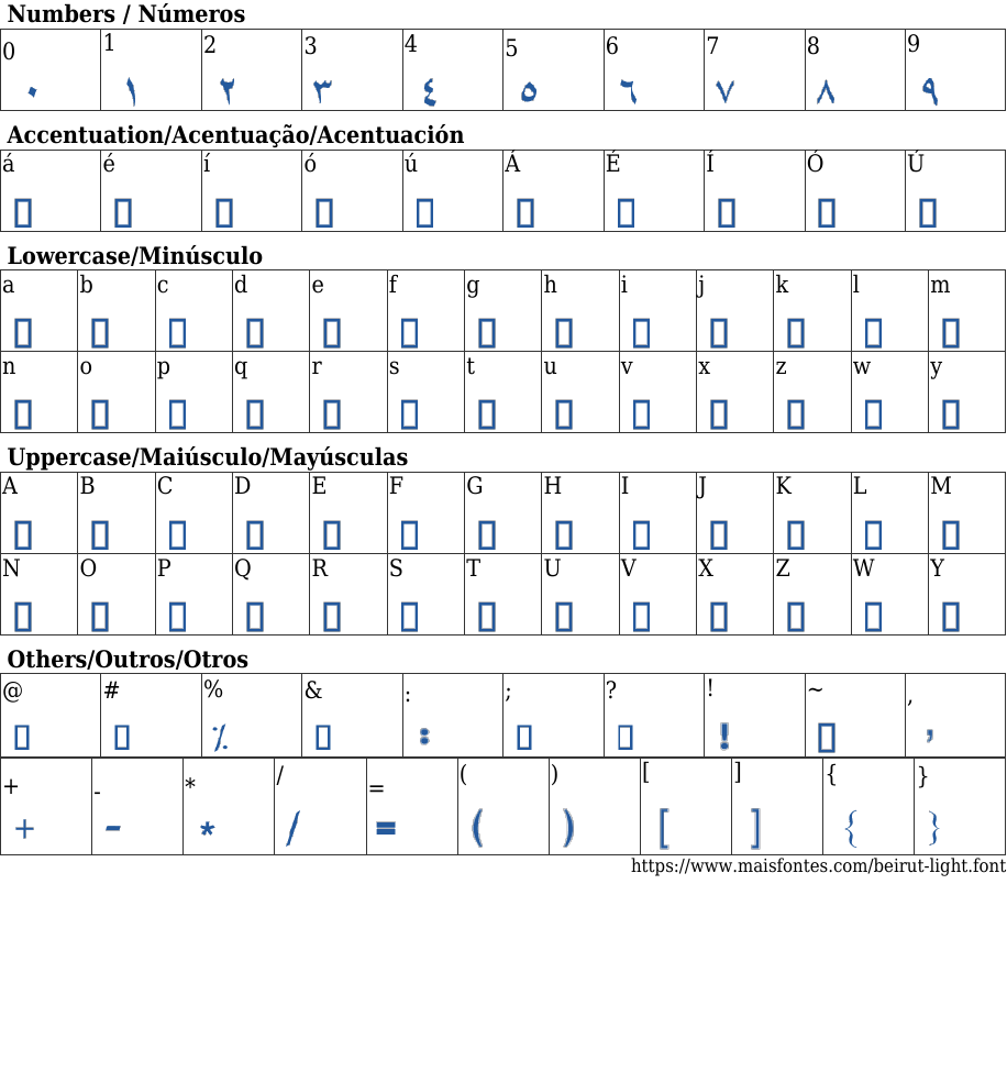 Beirut Light: Free Font Download | MaisFontes