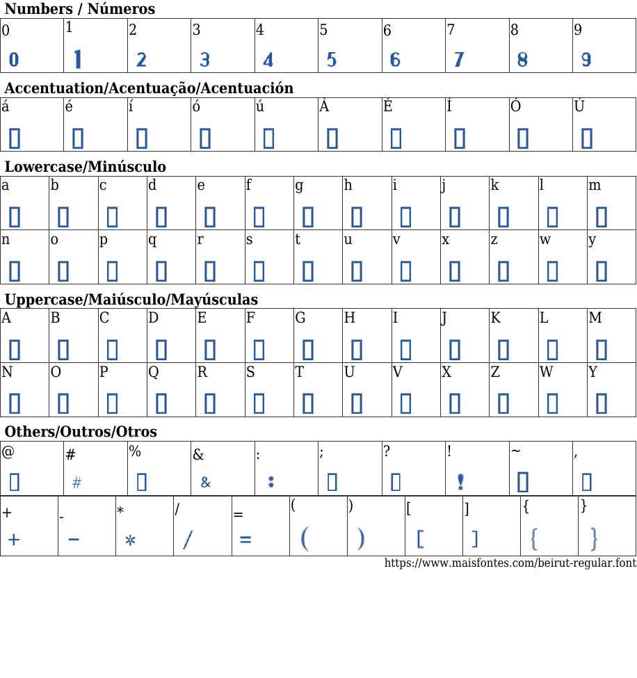 Beirut Regular: Download Free Font | MaisFontes