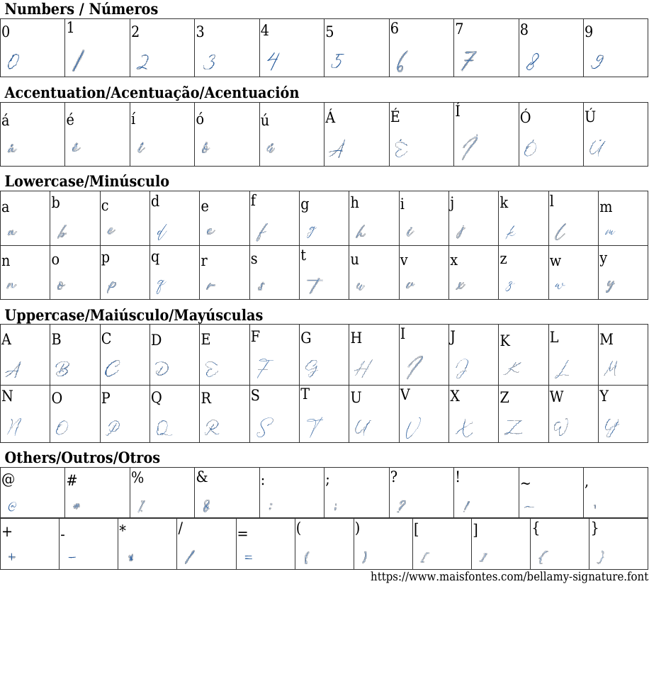 Bellamy Signature: Free Font Download | MaisFontes