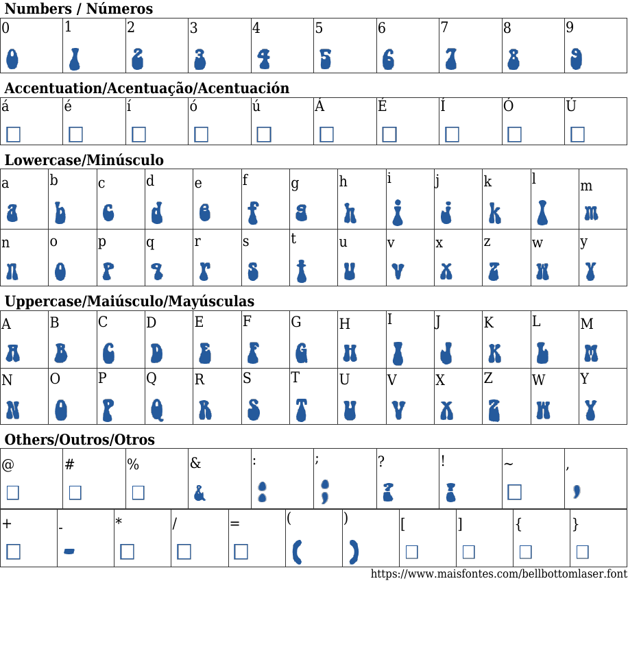 Bell Bottom Laser: Baixar Fonte Grátis | MaisFontes