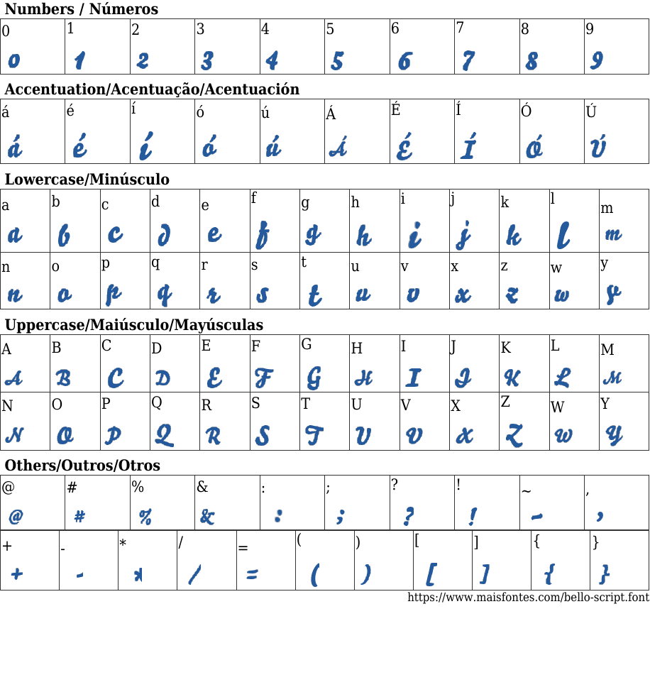 Bello Script Font: Free Download | MaisFontes