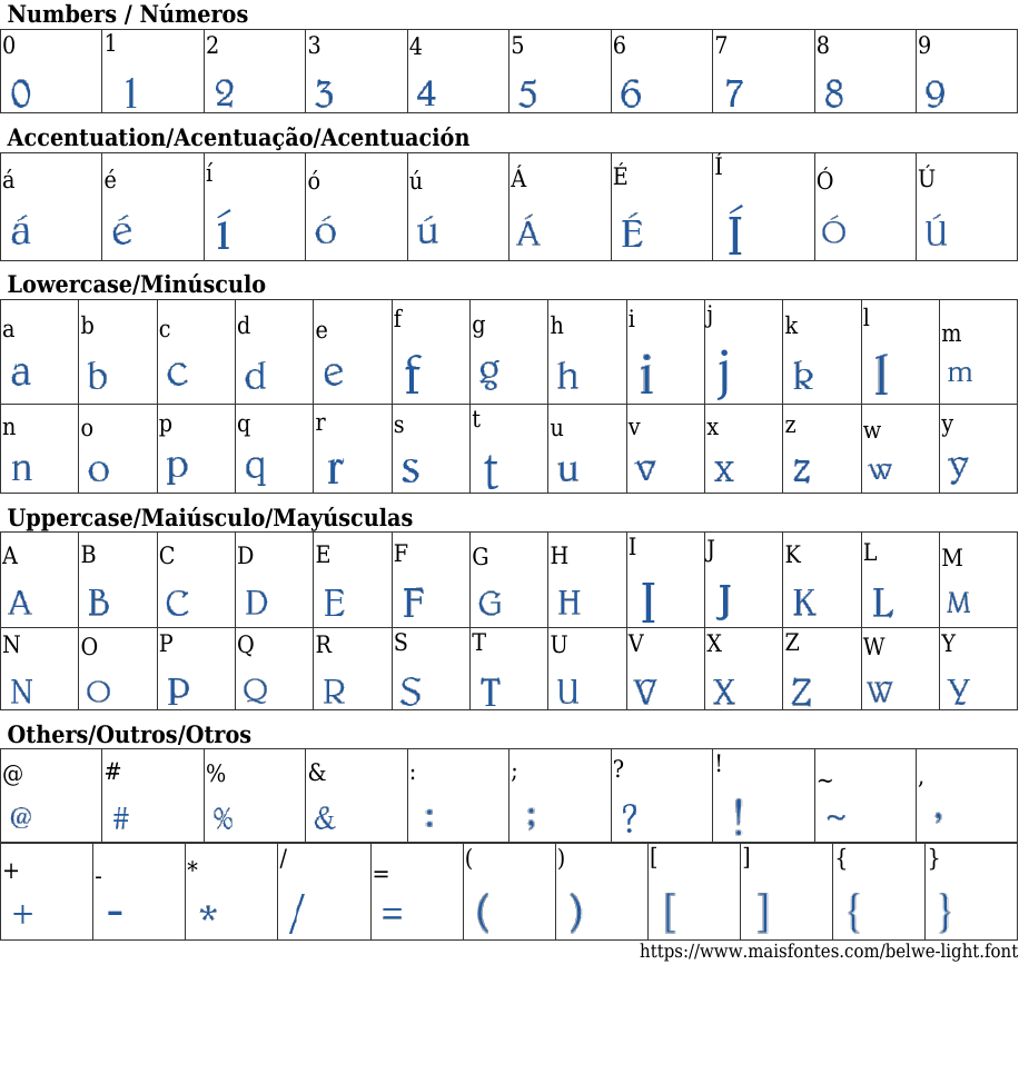 Belwe Light: Free Font Download | MaisFontes