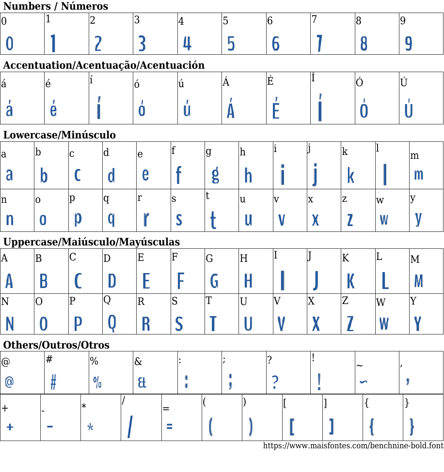Bench Nine Bold: Baixar Fonte Grátis | MaisFontes