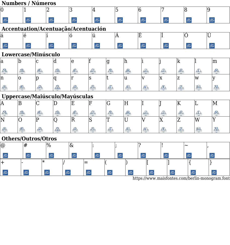 Berlin Monogram: Baixar Fonte Grátis | MaisFontes