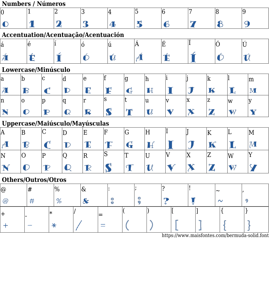 Bermuda Solid: Free Font Download | MaisFontes